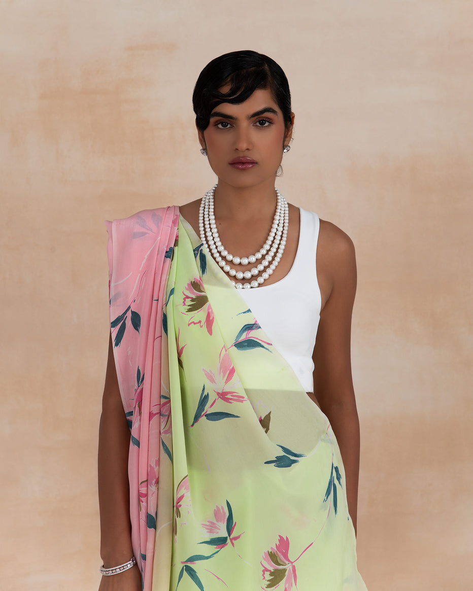 Pastel Spring Harmony – Vichitra Sarees